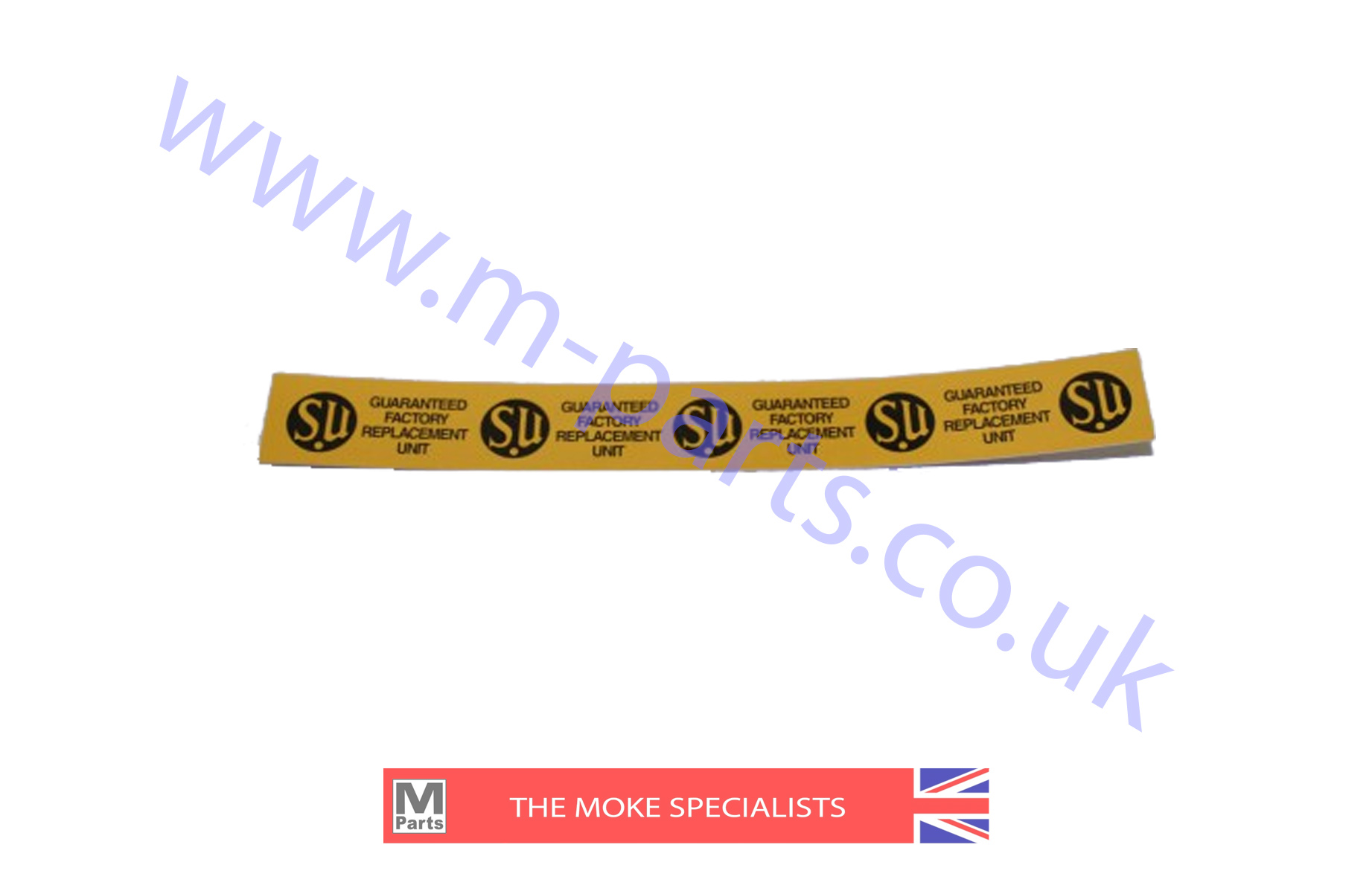 22. SU fuel pump label