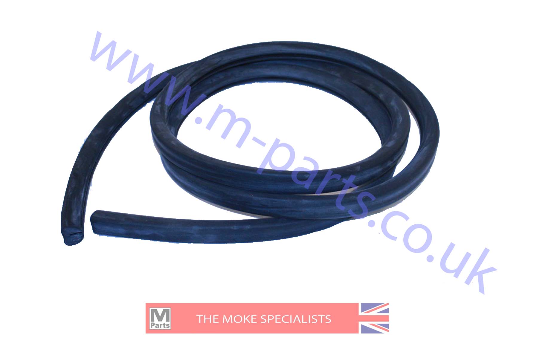 7. Windscreen upper frame rubber seal