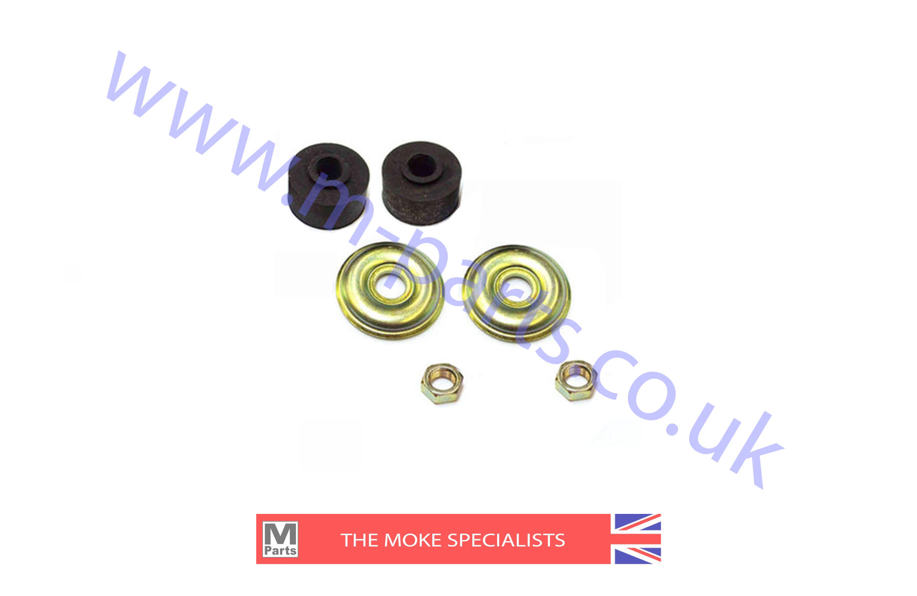 4. Damper bush kit upper rear shock absorber