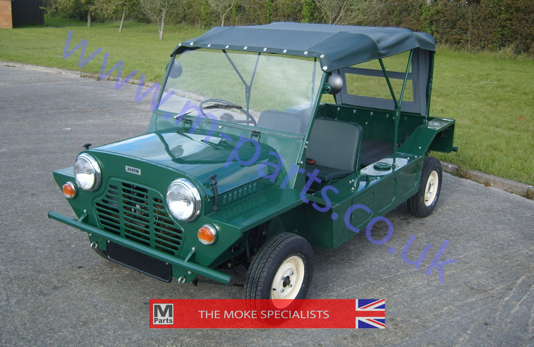 1. English Moke hood
